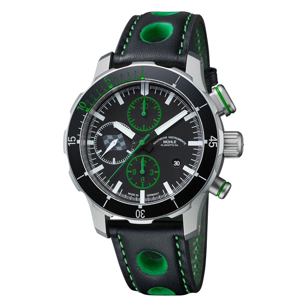 Mühle Glashütte Rallye-Chronograph GLP M1-40-93-LB | Juwelier Hungeling