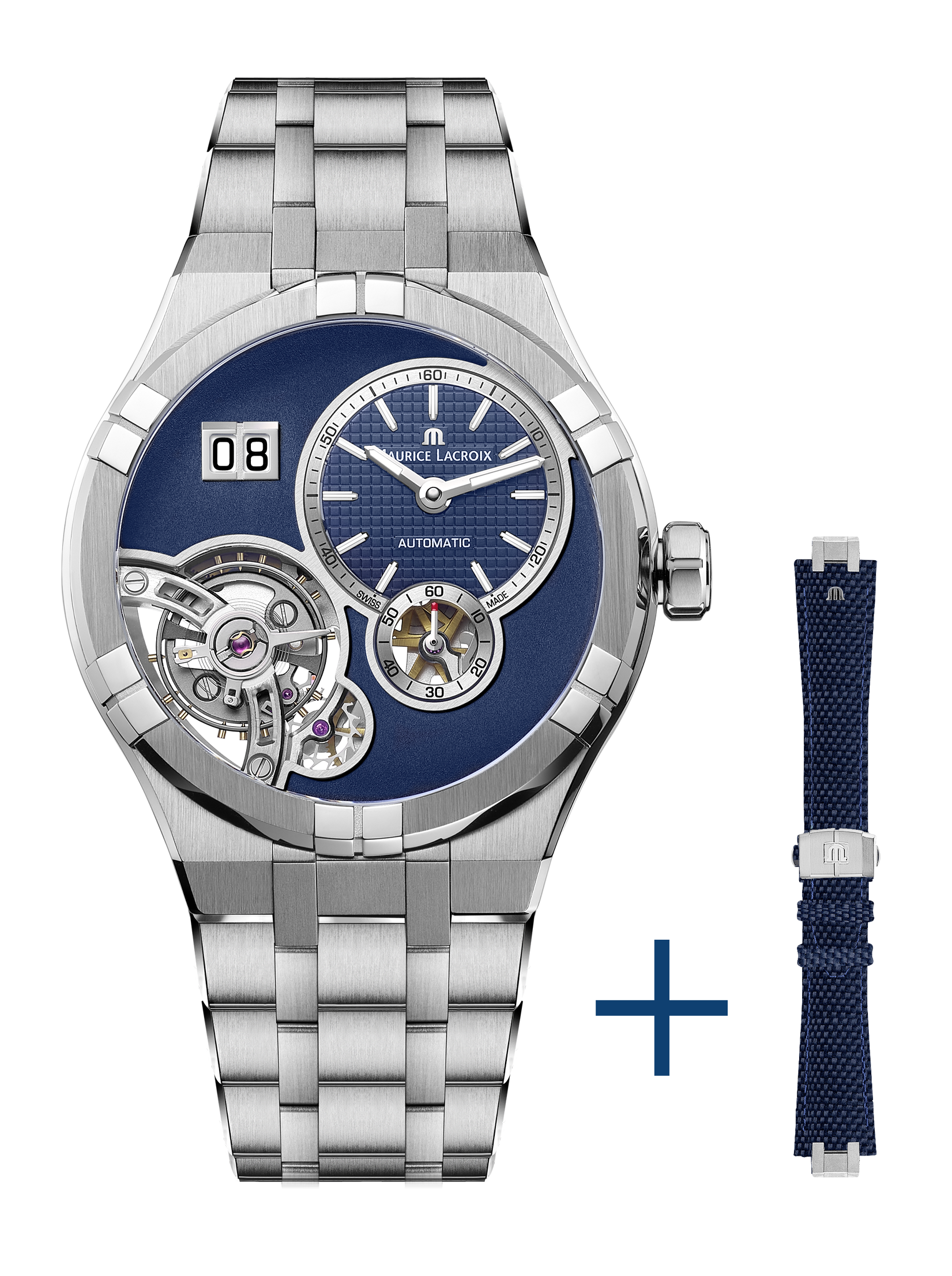 Maurice Lacroix Aikon Master Grand Date AI6118-SS00E-430-C | Juwelier ...